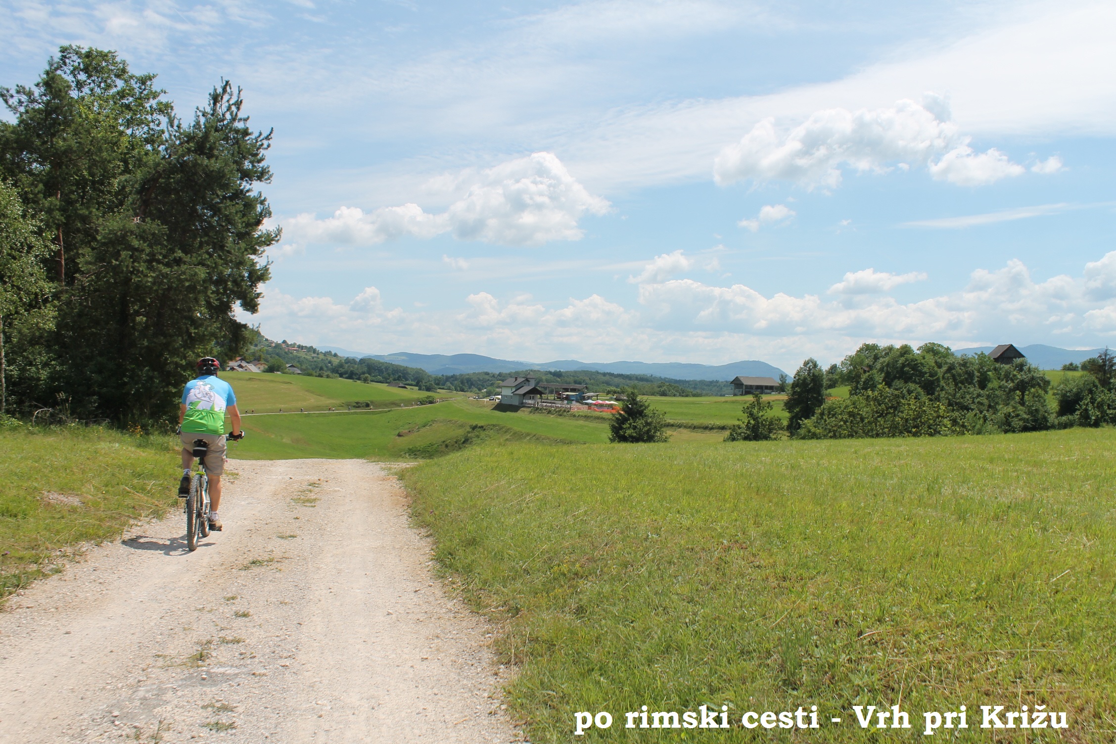 Popotovanje s kolesi po rimski cesti